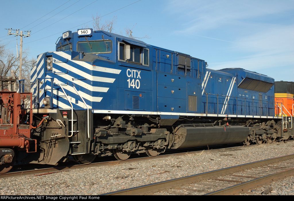 CITX 140, EMD SD70M-2, on the BNSF